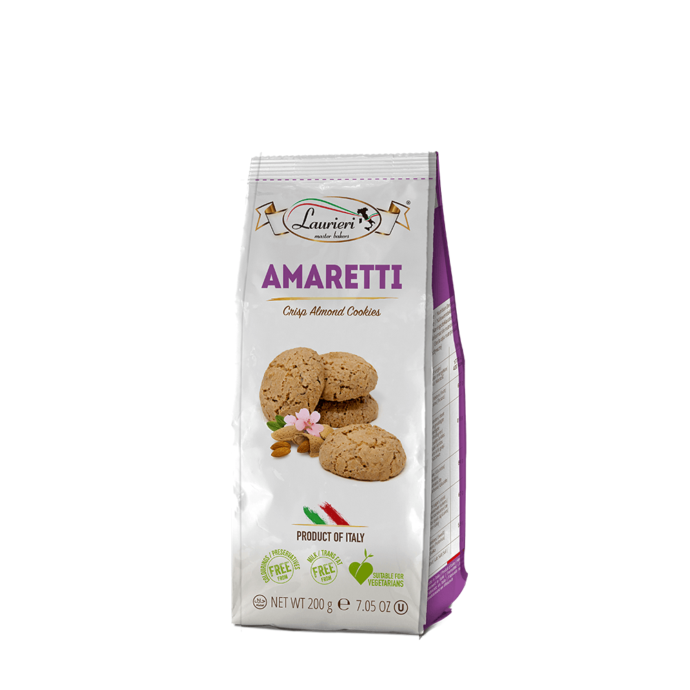 Cookies Amaretti de Amêndoa Laurieri - 200g - Casa Santa Luzia