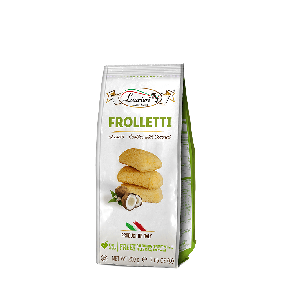 Cookies Frolletti de Coco Laurieri - 200g - Casa Santa Luzia